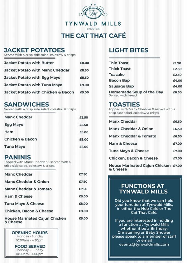 The Cat That Café – Tynwald Mills