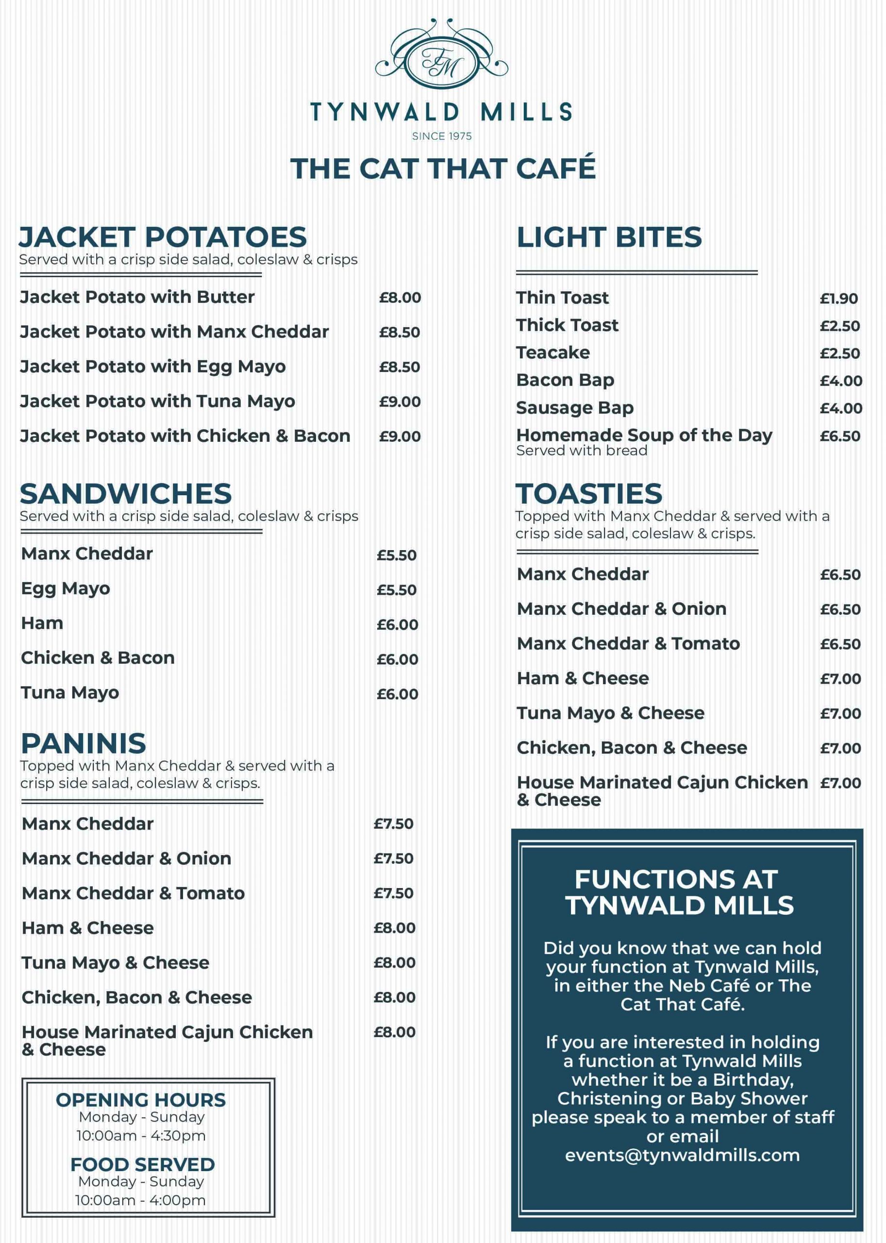 The Cat That Café – Tynwald Mills